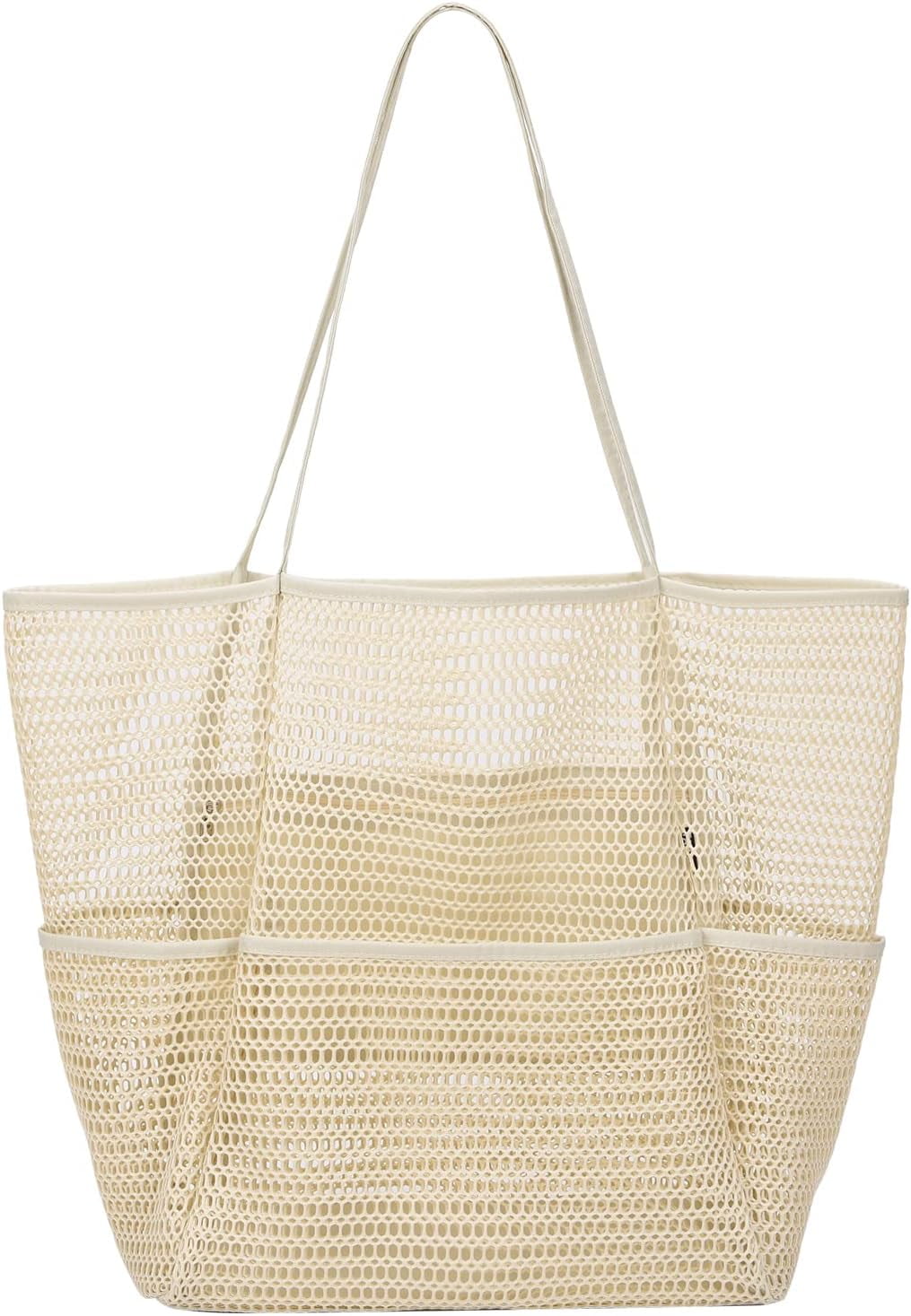 Beach Bag - Mesh Tote Bag Beach Vacation Clothes for Women Pool Bag for ...