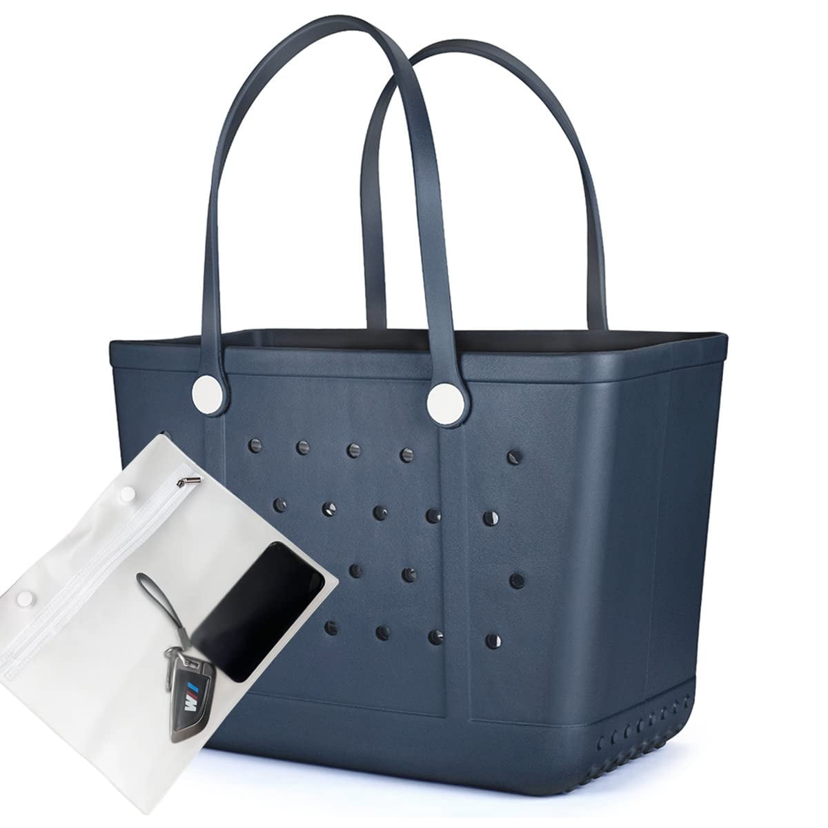 Beach Bag Rubber Tote Waterproof Sandproof Extra Large Plastic Big Tote ...