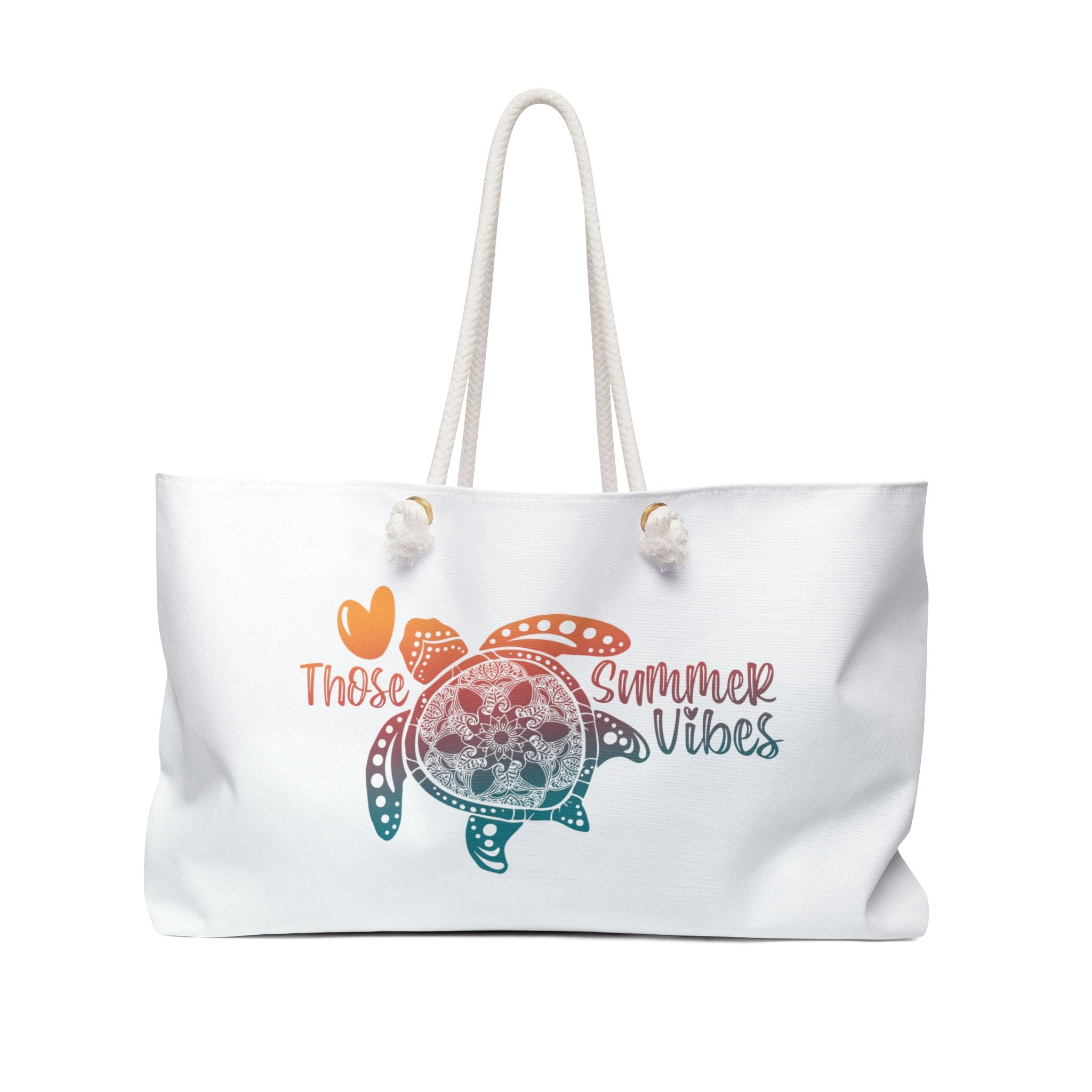 Beach Bag, Summer Vibes Beach Bag, Weekender Tote, Beach Tote - Walmart.com