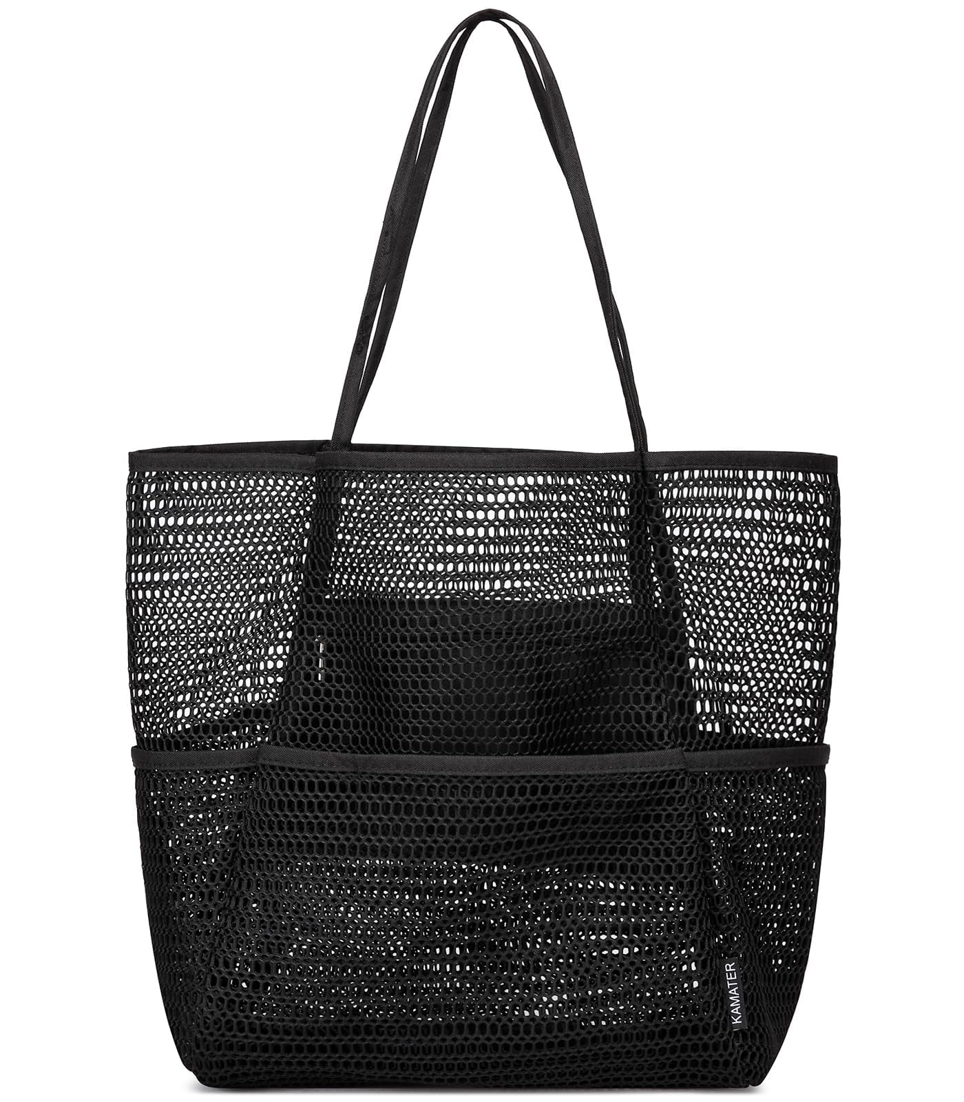 Beach Bag- X-Large Mesh Beach Bag Sandproof with Pocket and Zipper,Dry ...