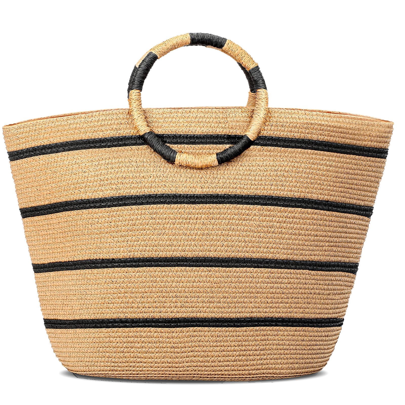 Beach Bags for Women Straw Tote Bag Summer Beach Bag Woven Tote ...