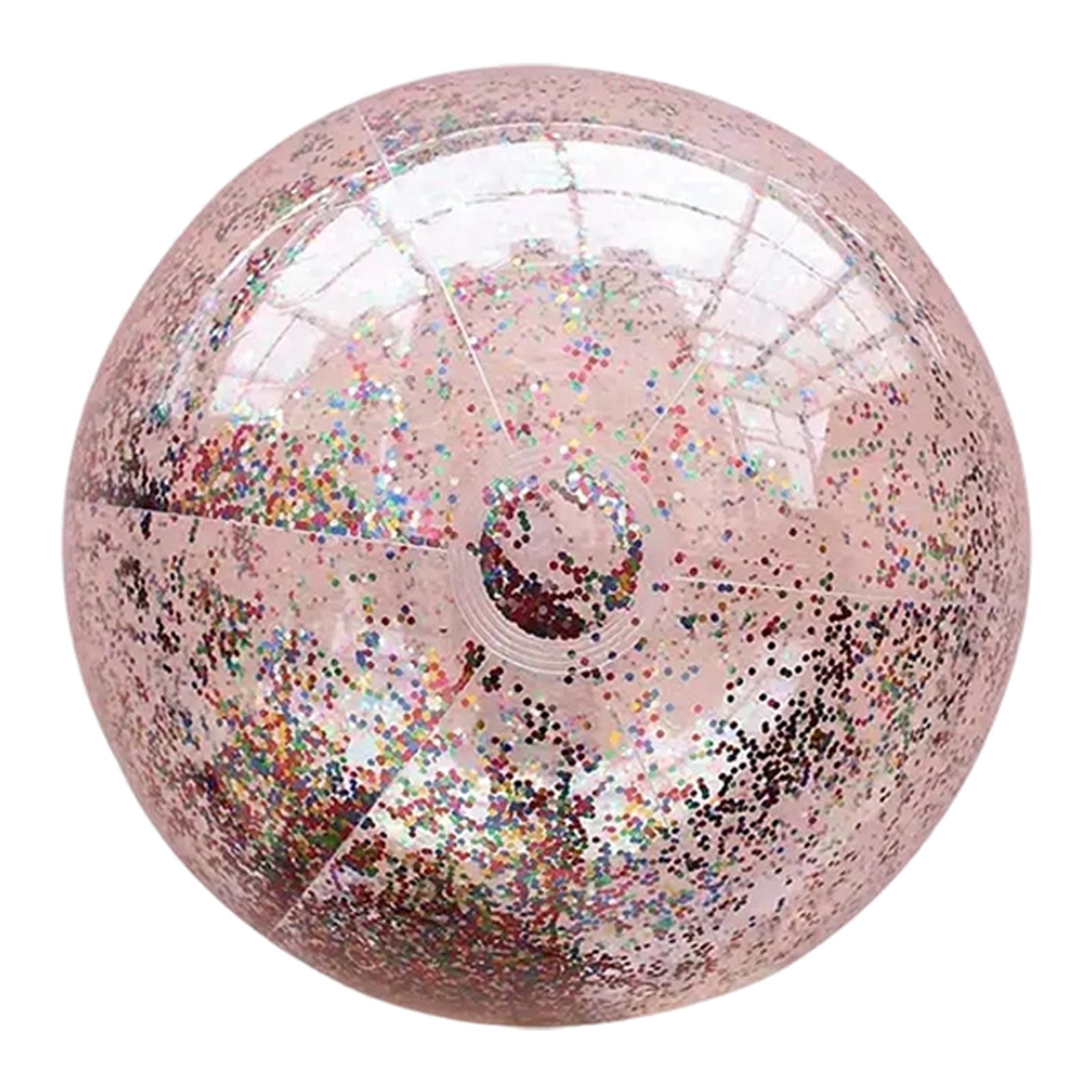 Beach Ball, 16Inch Inflatable Glitter Swimming Pool Balls for Beach ...