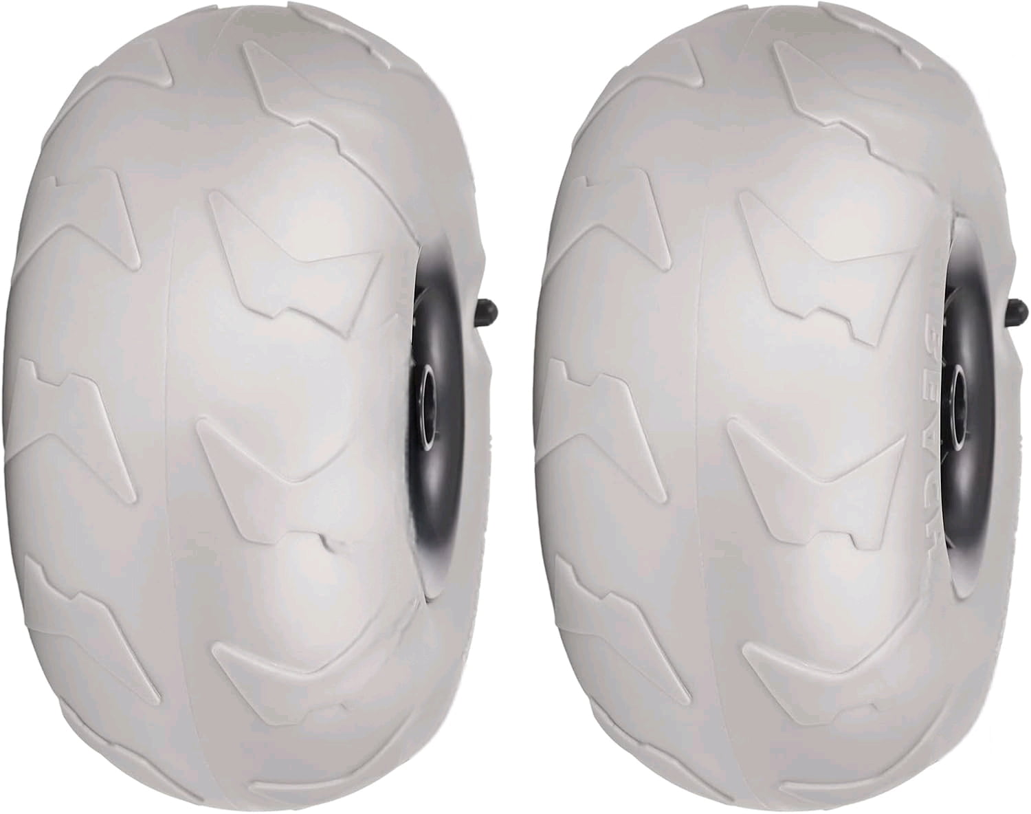 Beach Balloon Wheels 2 Pack Beach Cart Tires PVC Replacement Sand Tires ...