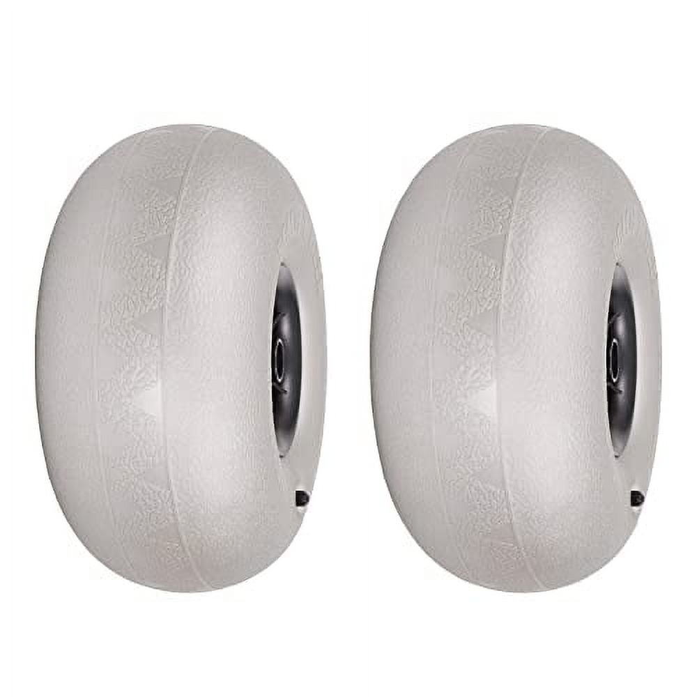 Beach Balloon Wheels, 2PCS Beach Cart Wheels,10 Inch Kayak Dolly Canoe ...
