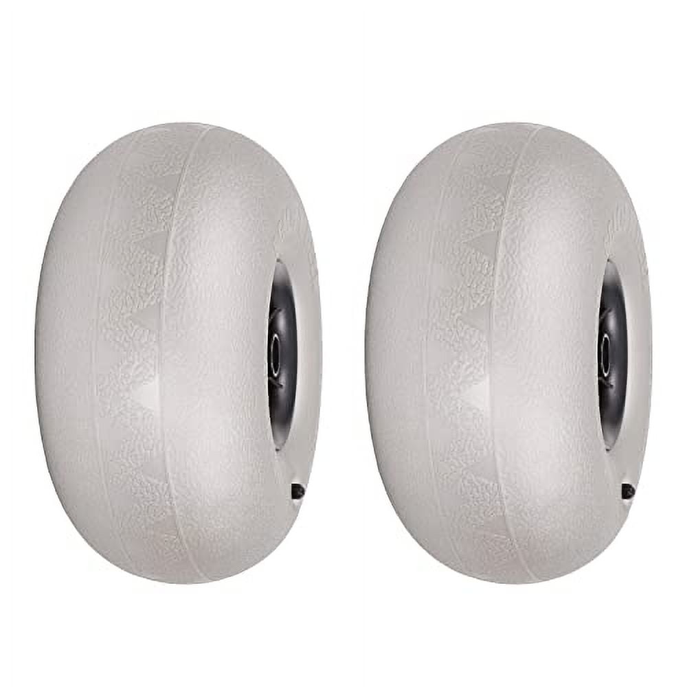 Beach Balloon Wheels, 2PCS Beach Cart Wheels,10 Inch Kayak Dolly Canoe ...