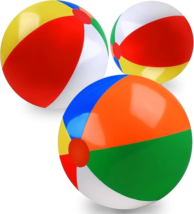 Beach Balls Water Extra Large Swimming Pool Toys ,12 Inch Colorful ...