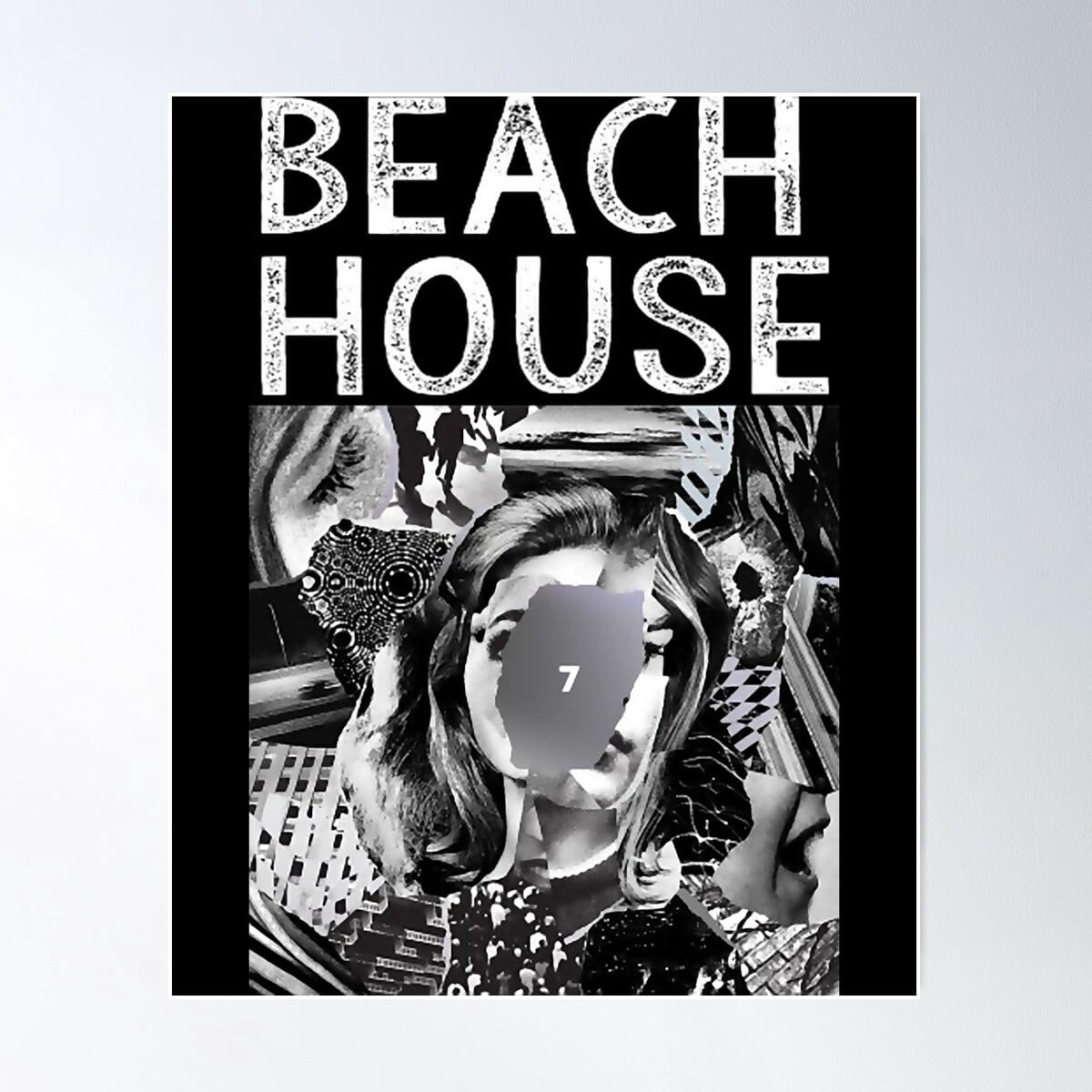 Beach Band House 7 Poster Wall Art Modern Wall Decor For Living Room ...