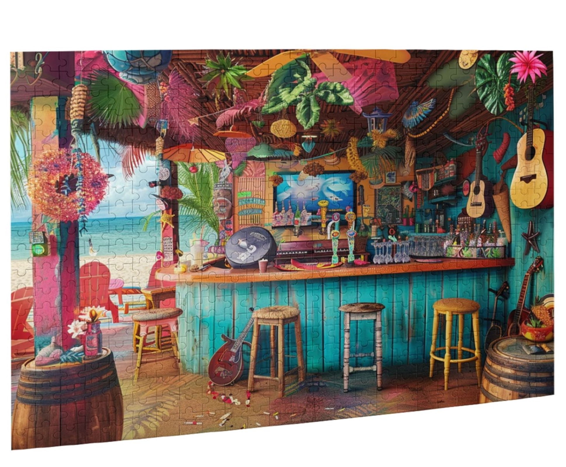 Beach Bar 500 Piece Jigsaw Puzzle for Adults Unique and Relaxing ...