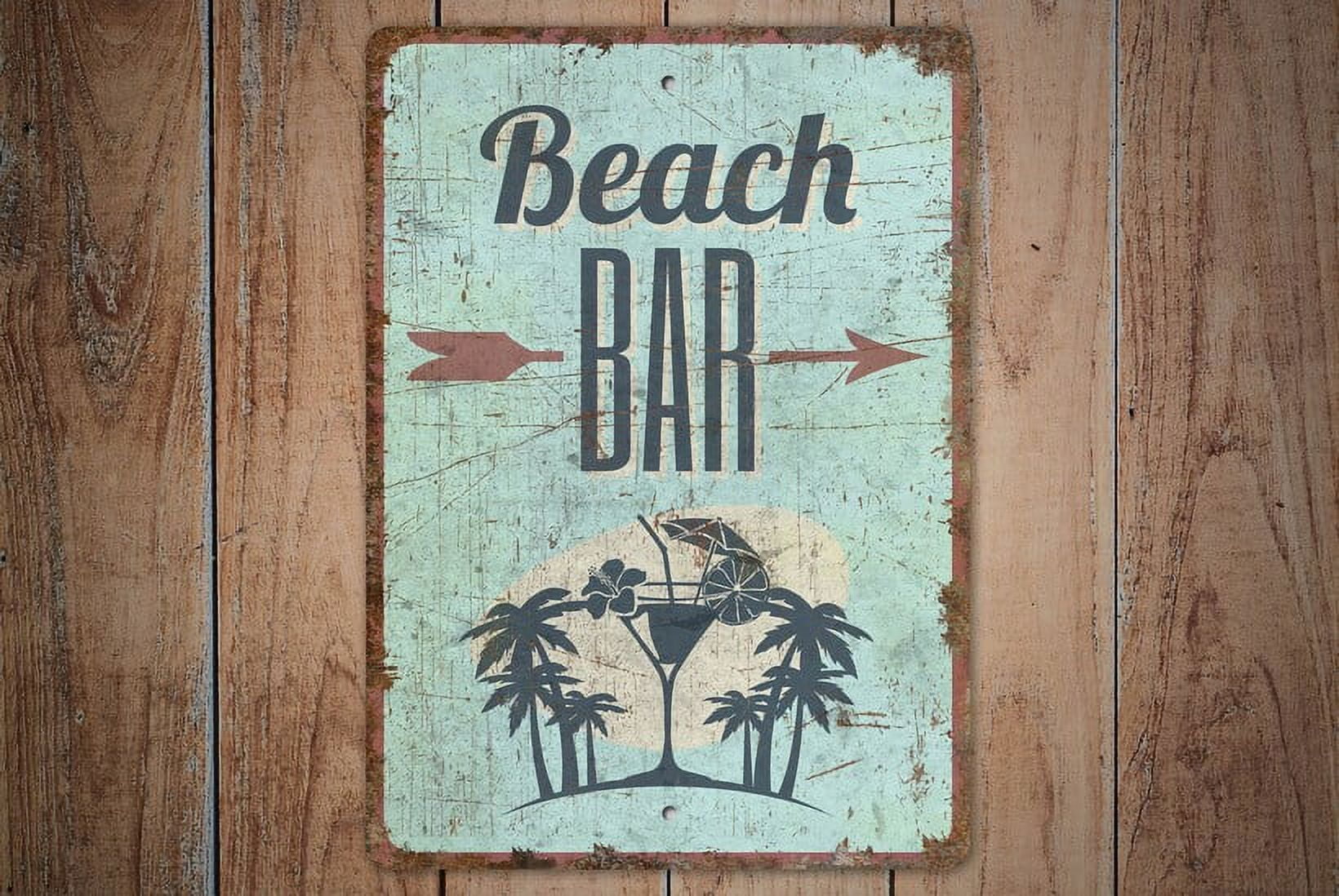 Beach Bar Beach Bar Sign Beach Bar Decor Beer Bar Sign Beer Bar Decor ...