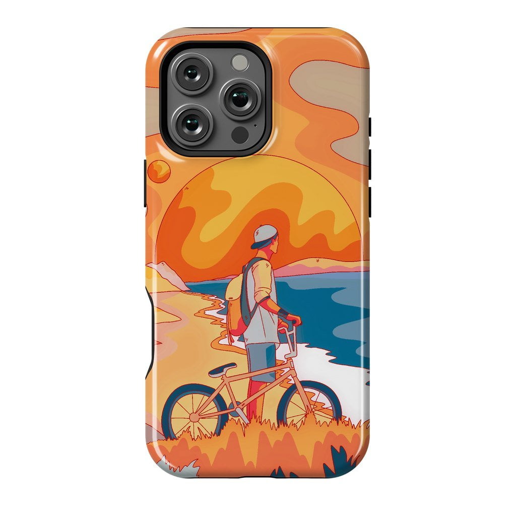 Beach Biker Retro Summer Phone Case Compatible with iPhone 11 to 16 Pro ...