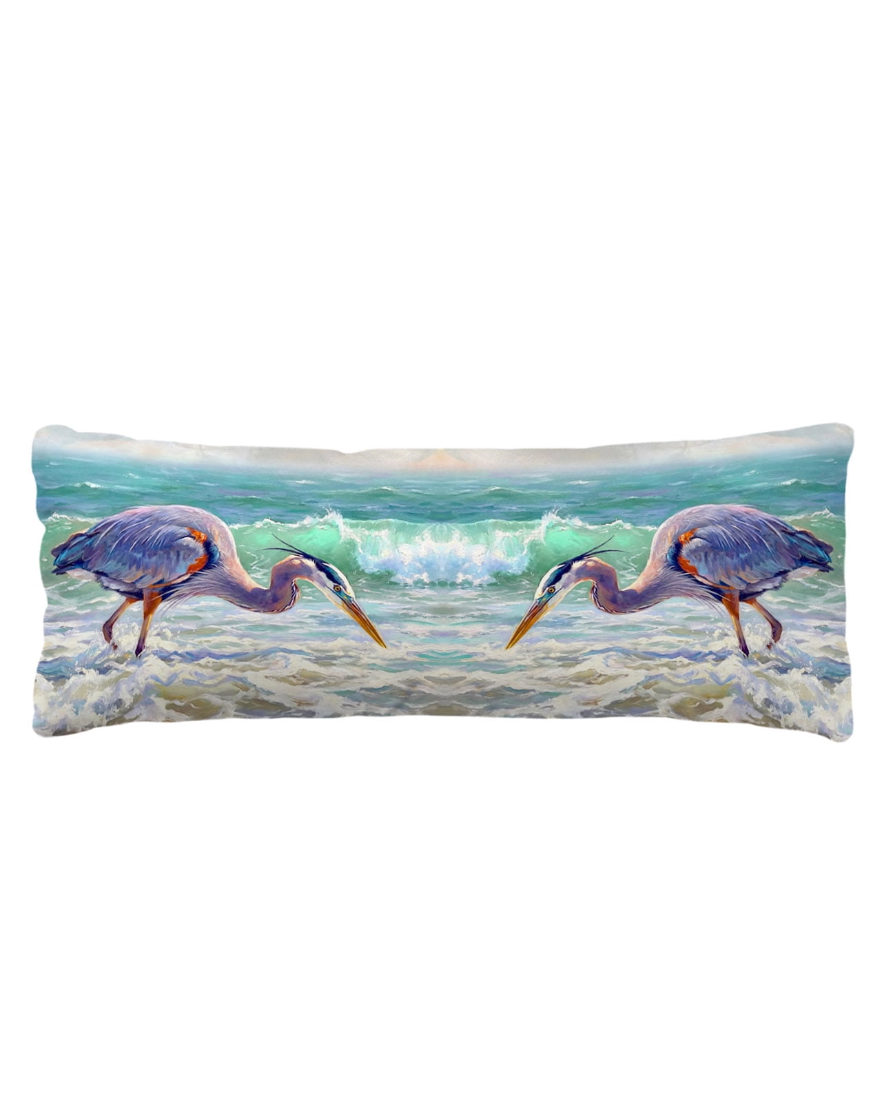 Beach Bird Body Pillow Cover 20 x 54 Inch Decorative Pillow Cover ...