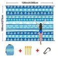Beach Blanket Anti Sand, Oversized Beach Mat, Large And Compact Sand ...
