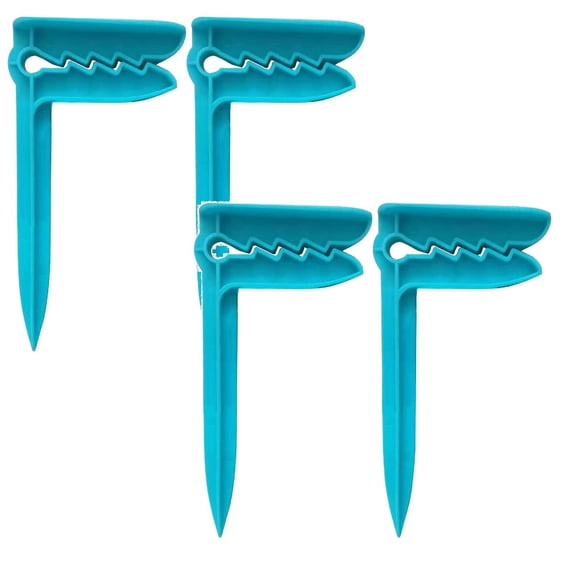 Beach Blanket Stakes Towel Clamps 4 Pack Windproof Beach Towel Fastener ...