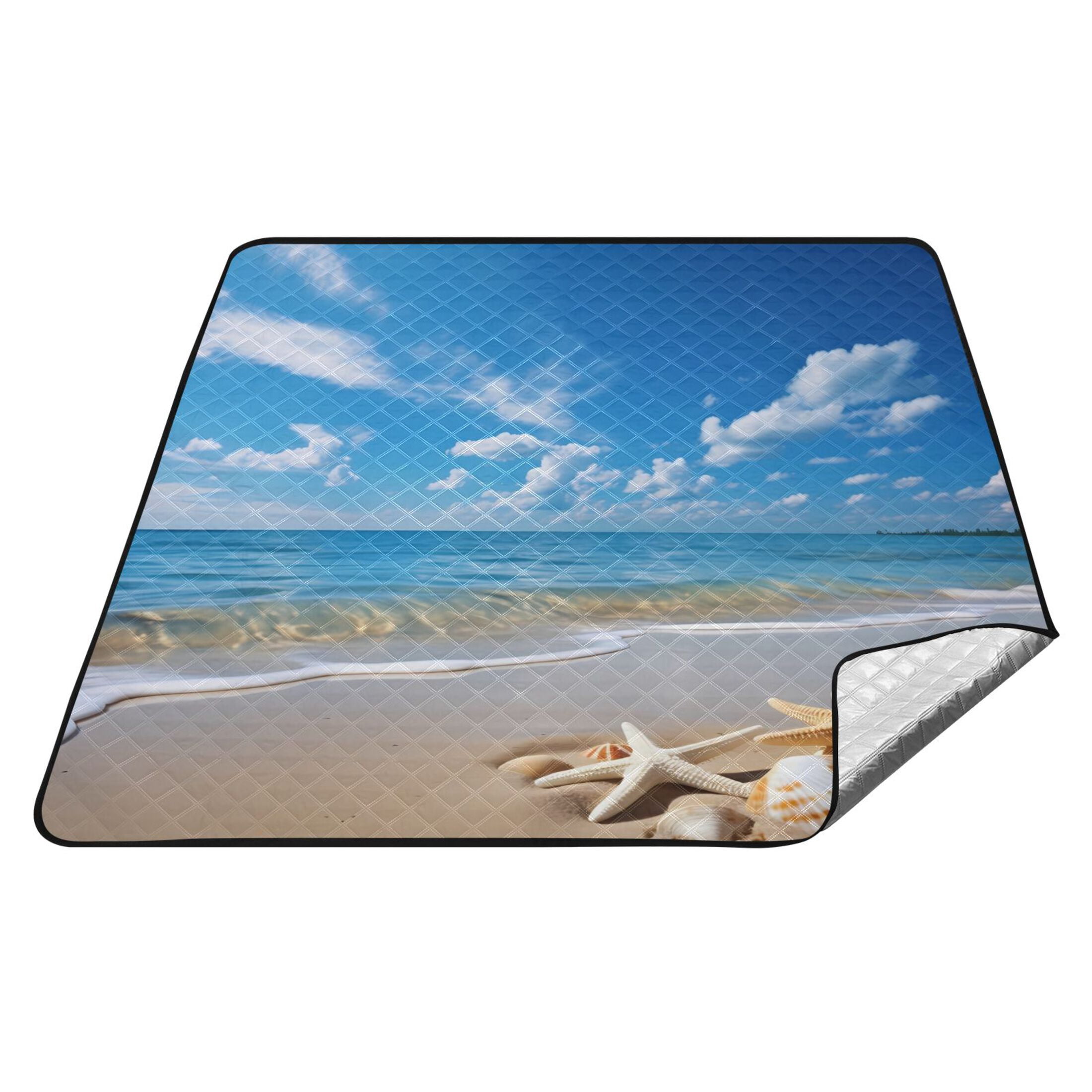 Beach Blanket Waterproof Picnic Blankets Sandproof Large Mat with ...