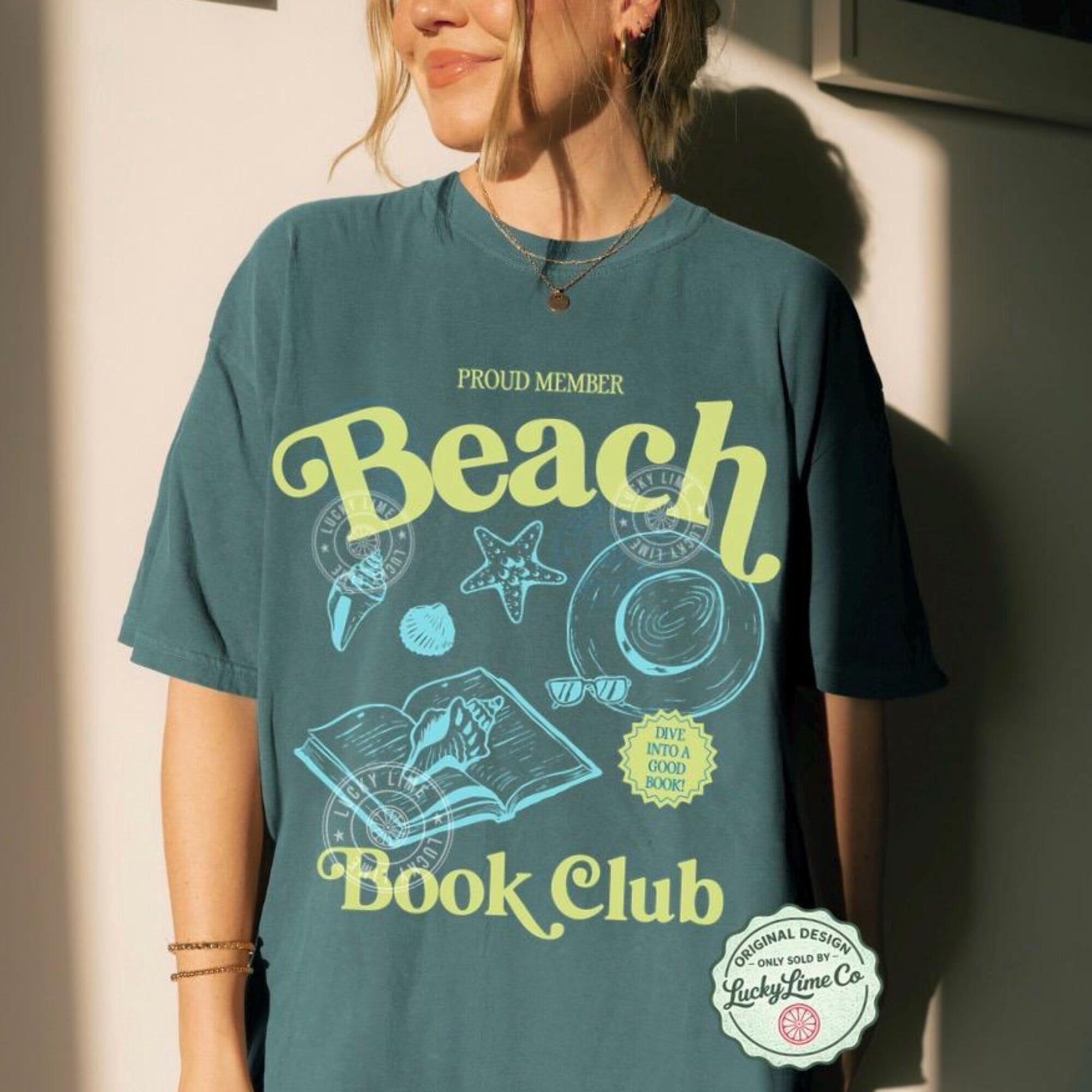 Beach Book Club Shirt Bookish TShirt Bookish Beach Day Tee Book Lover ...