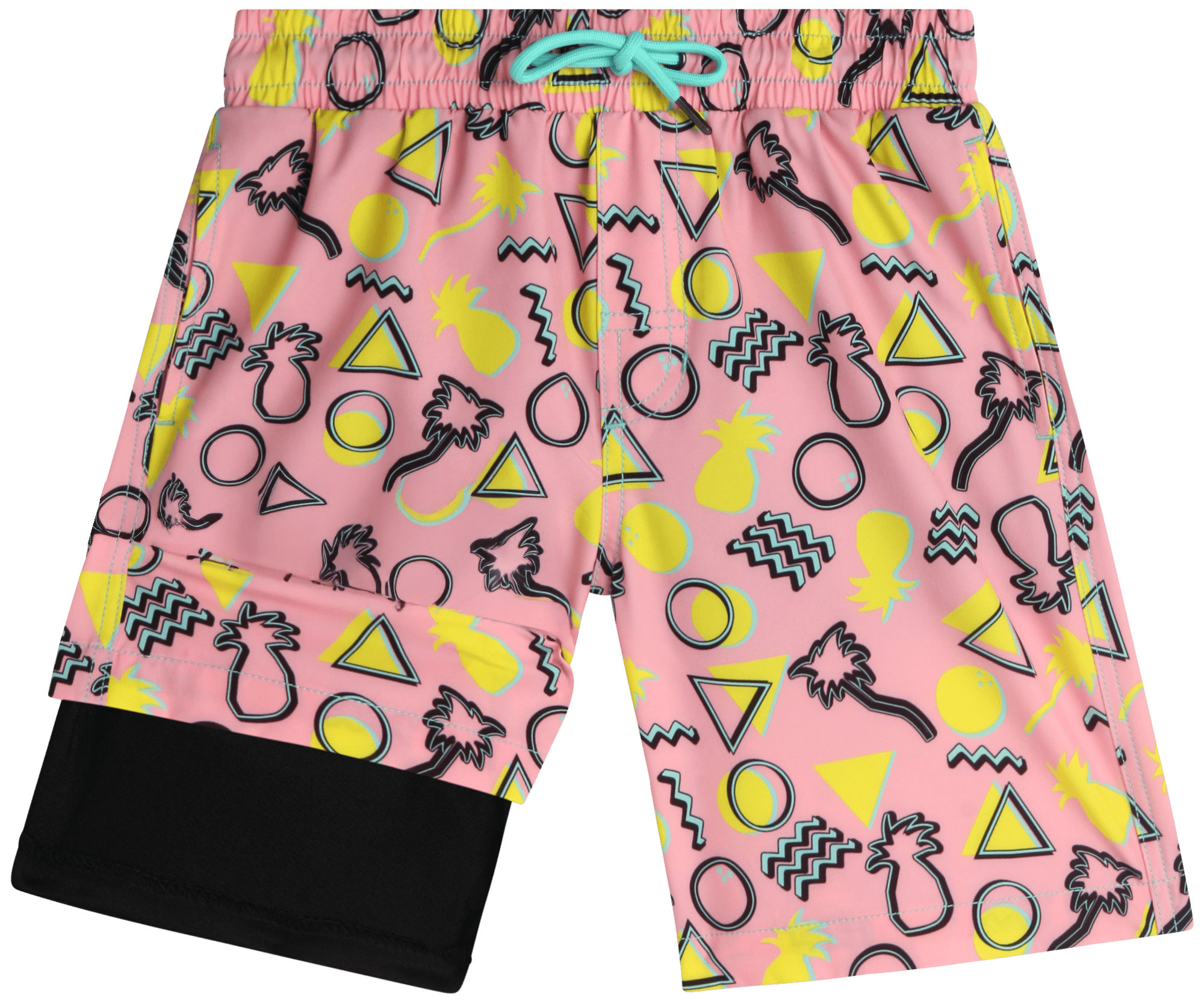 Beach Bros. Boys' Stretch Swim Trunks with Comfy Compression Liner and ...