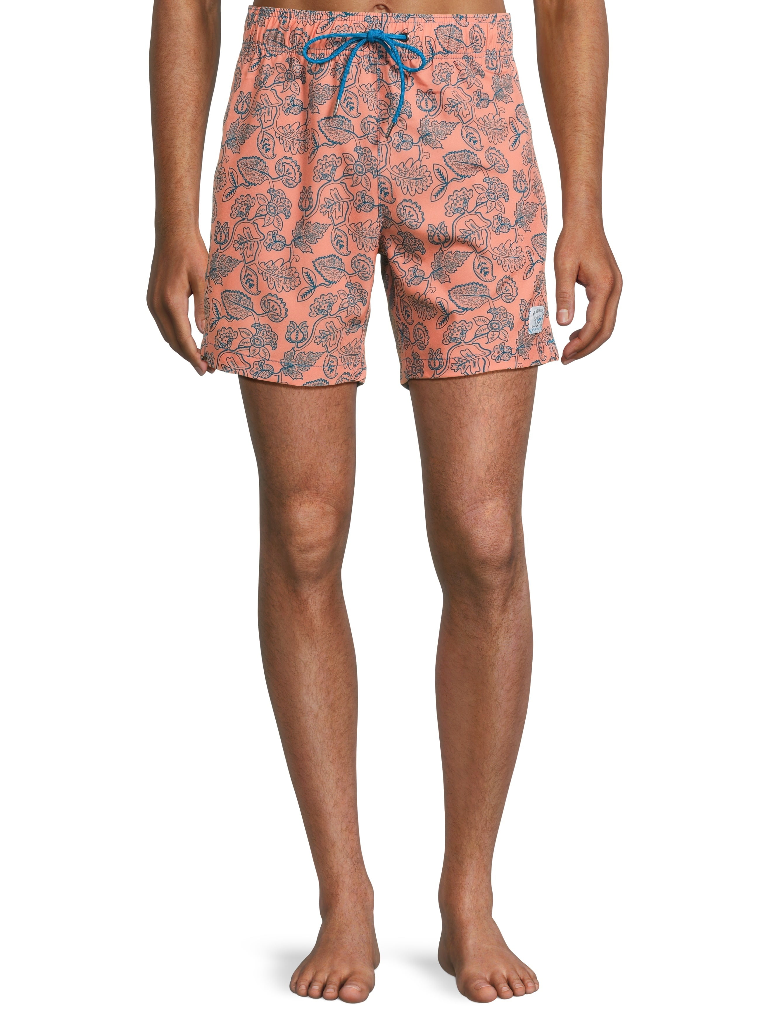 Beach Bros. Men's Novelty Print Swim Trunks with Stretch, 6.5" Inseam ...