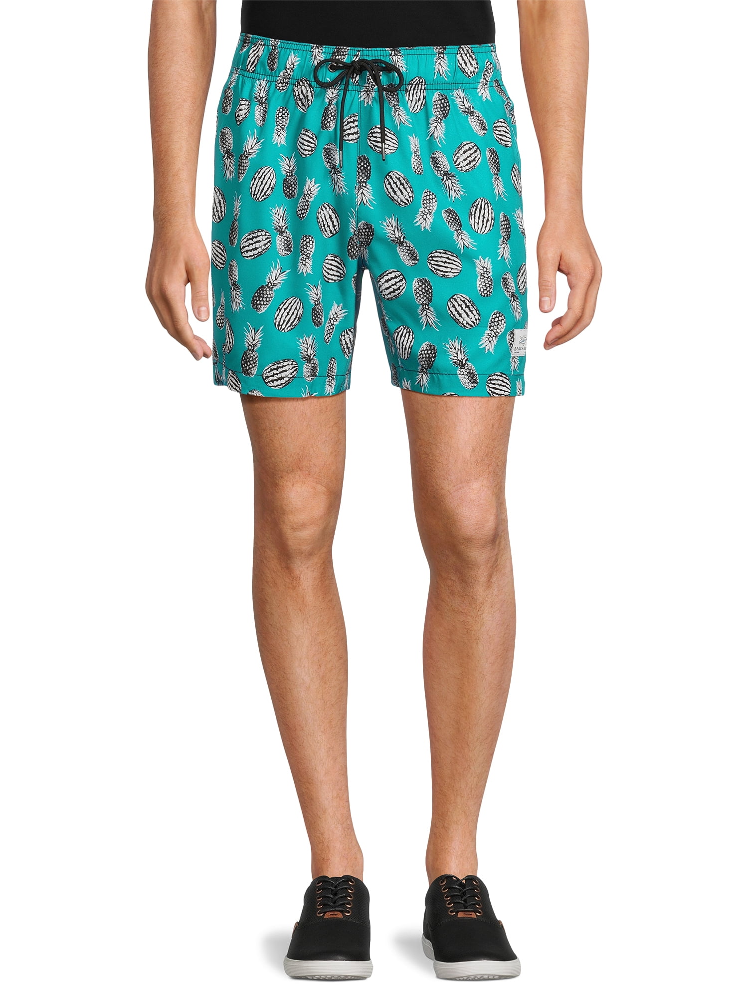 Beach Bros. Men's Novelty Print Swim Trunks with Stretch, 6.5" Inseam ...