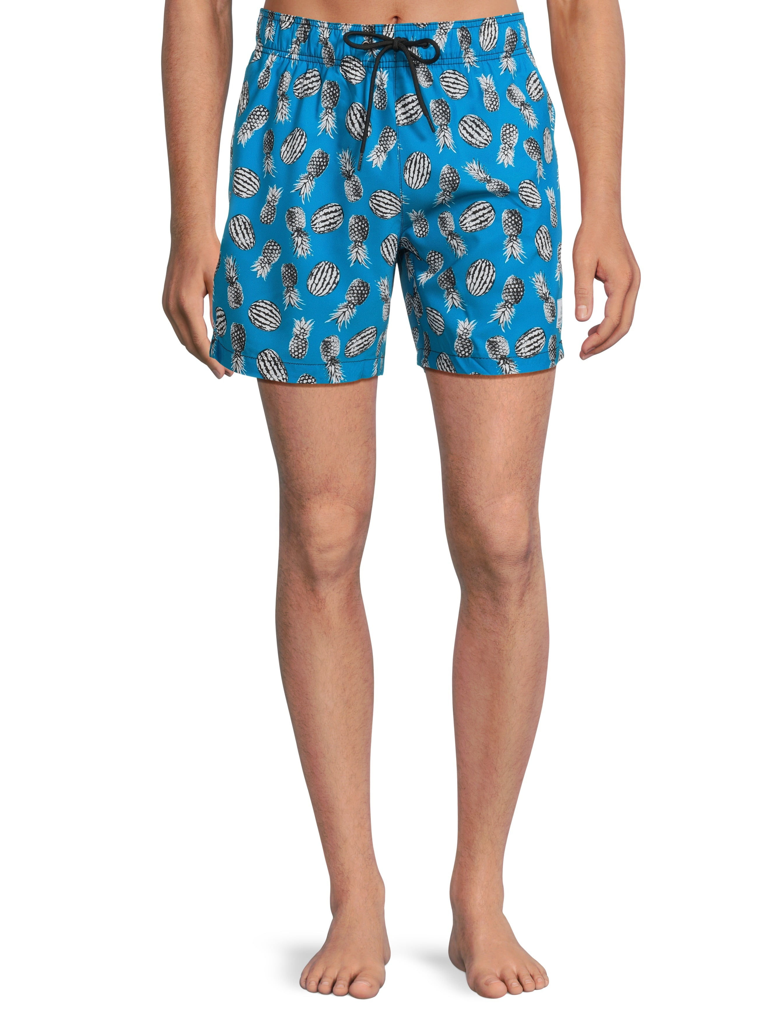 Beach Bros. Men's Novelty Print Swim Trunks with Stretch, 6.5" Inseam ...