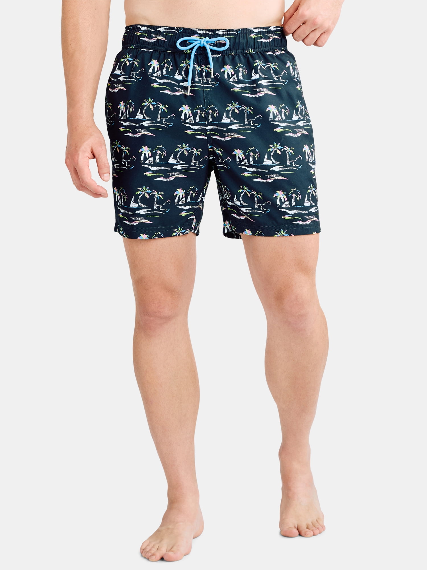 Beach Bros. Men's Swim Trunk, 6.5" inch Inseam, Sizes S-2XL - Walmart.com