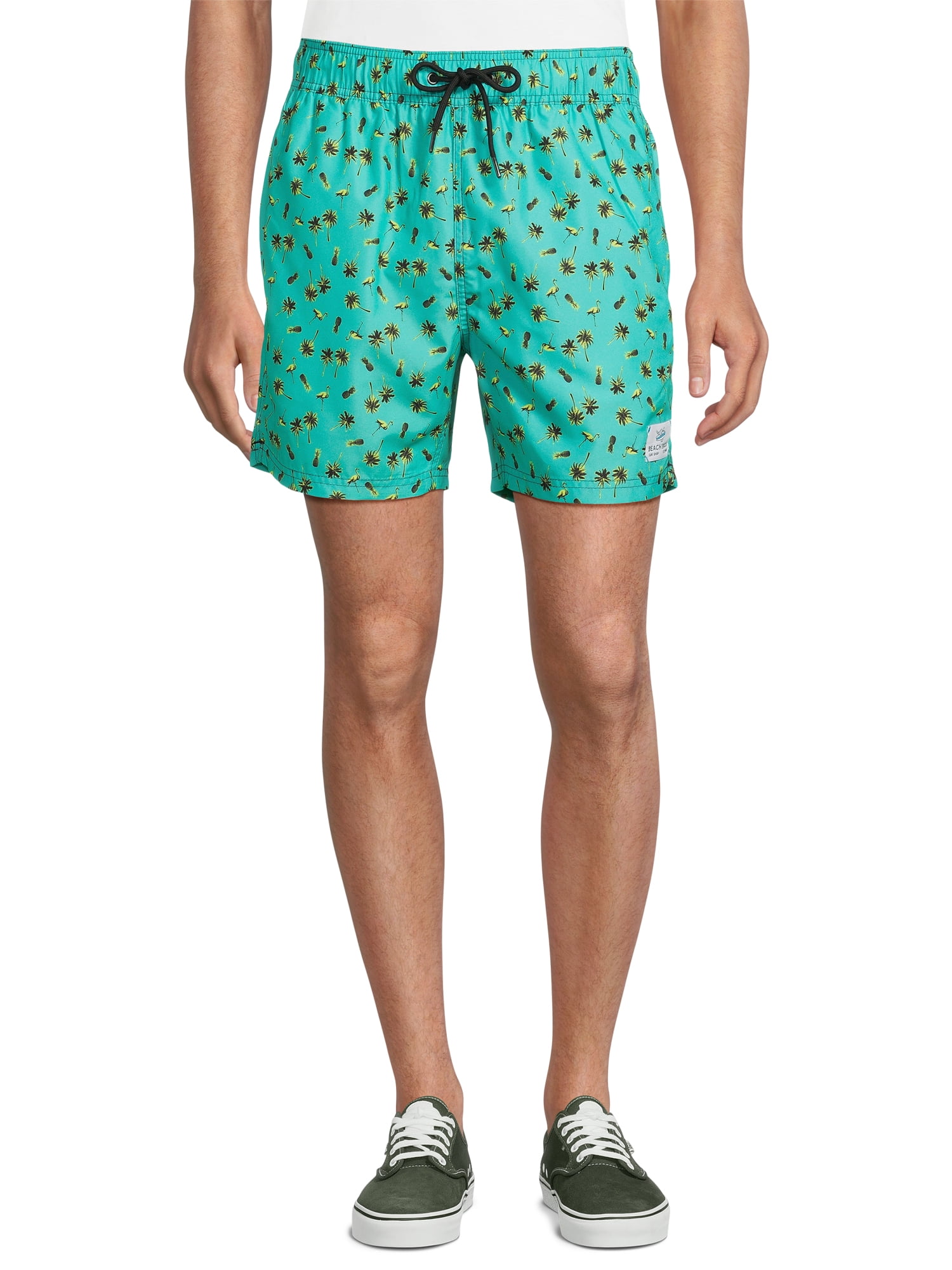 Beach Bros. Men's and Big Men’s Swim Trunks with UPF50+, 6.5” Inseam ...