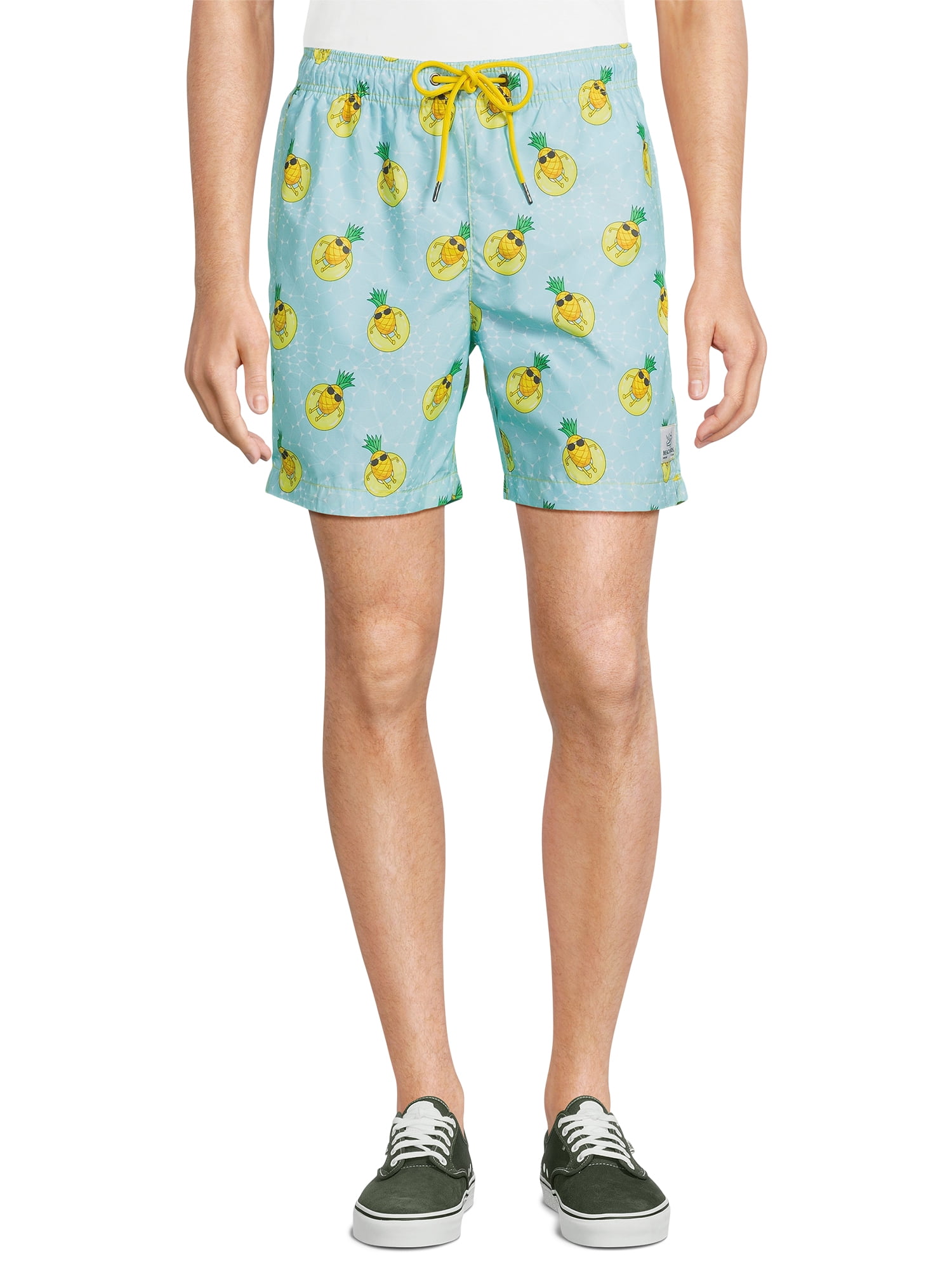 Beach Bros. Men's and Big Men’s Swim Trunks with UPF50+, 6.5” Inseam ...