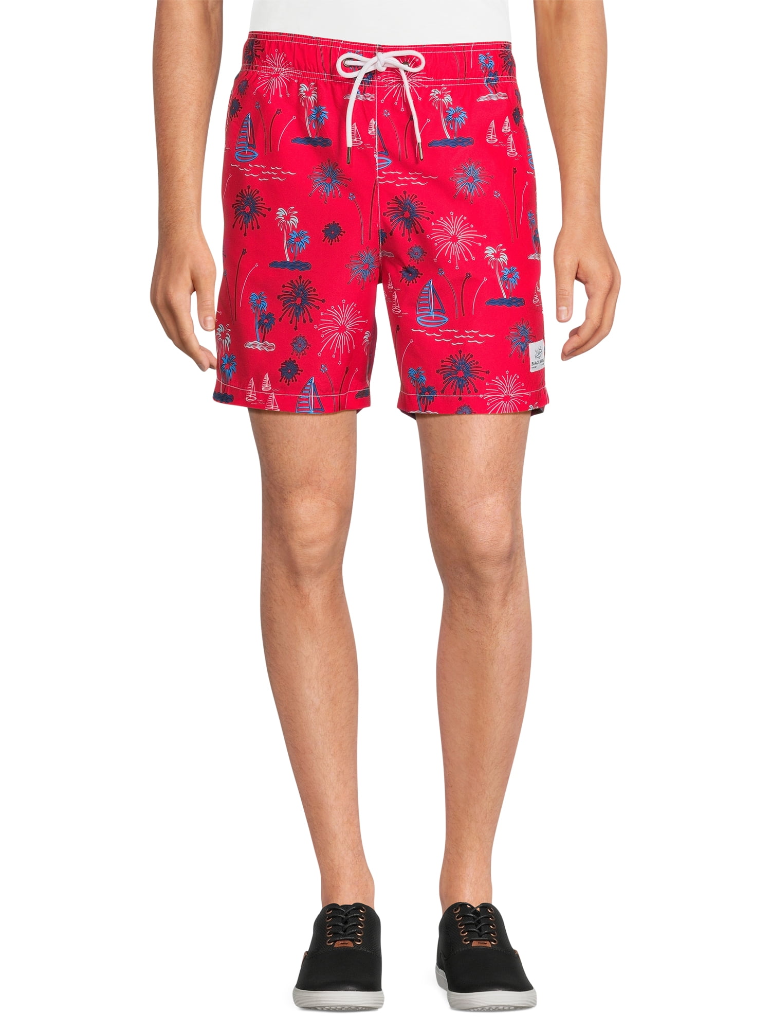 Beach Bros. Men's and Big Men’s Swim Trunks with UPF50+, 6.5” Inseam ...