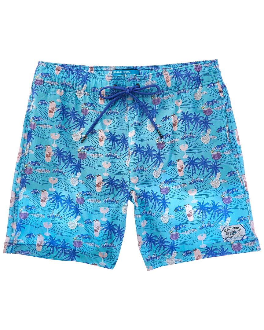 Beach Bros mens Beach Drinks Swim Trunk, l, Blue - Walmart.com