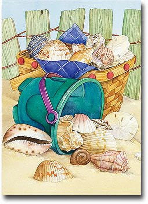 Flagline 28" x 40" Polyester Beach Bucket Toland Art Banner - Walmart.com