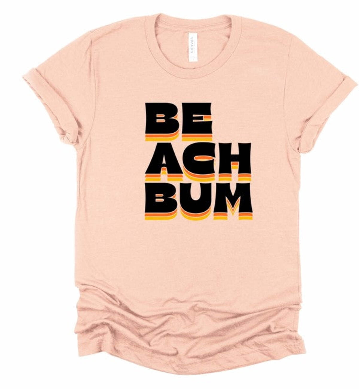 Beach Bum Shadowed Graphic Tee - Walmart.com