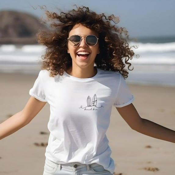 Beach Bum Shirt, Beach T-Shirt, Beach Lover Gift, Gift for Her, Beach ...