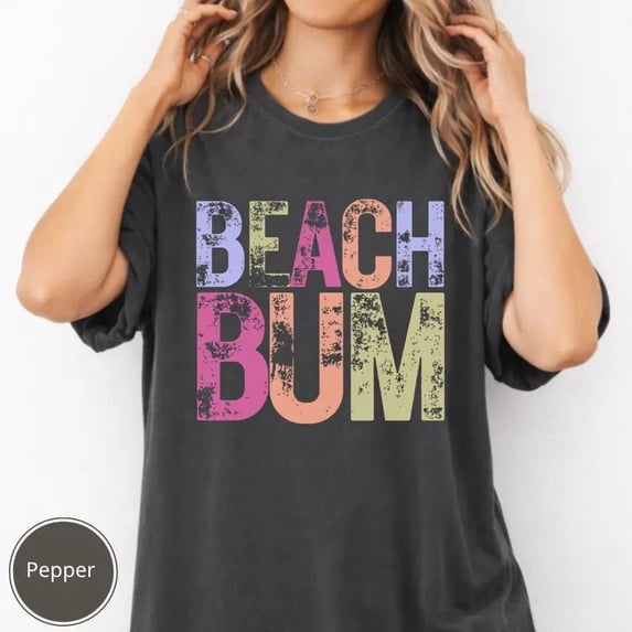 Beach Bum Summer Tropical Ocean Coast Vacation T-shirt - Walmart.com
