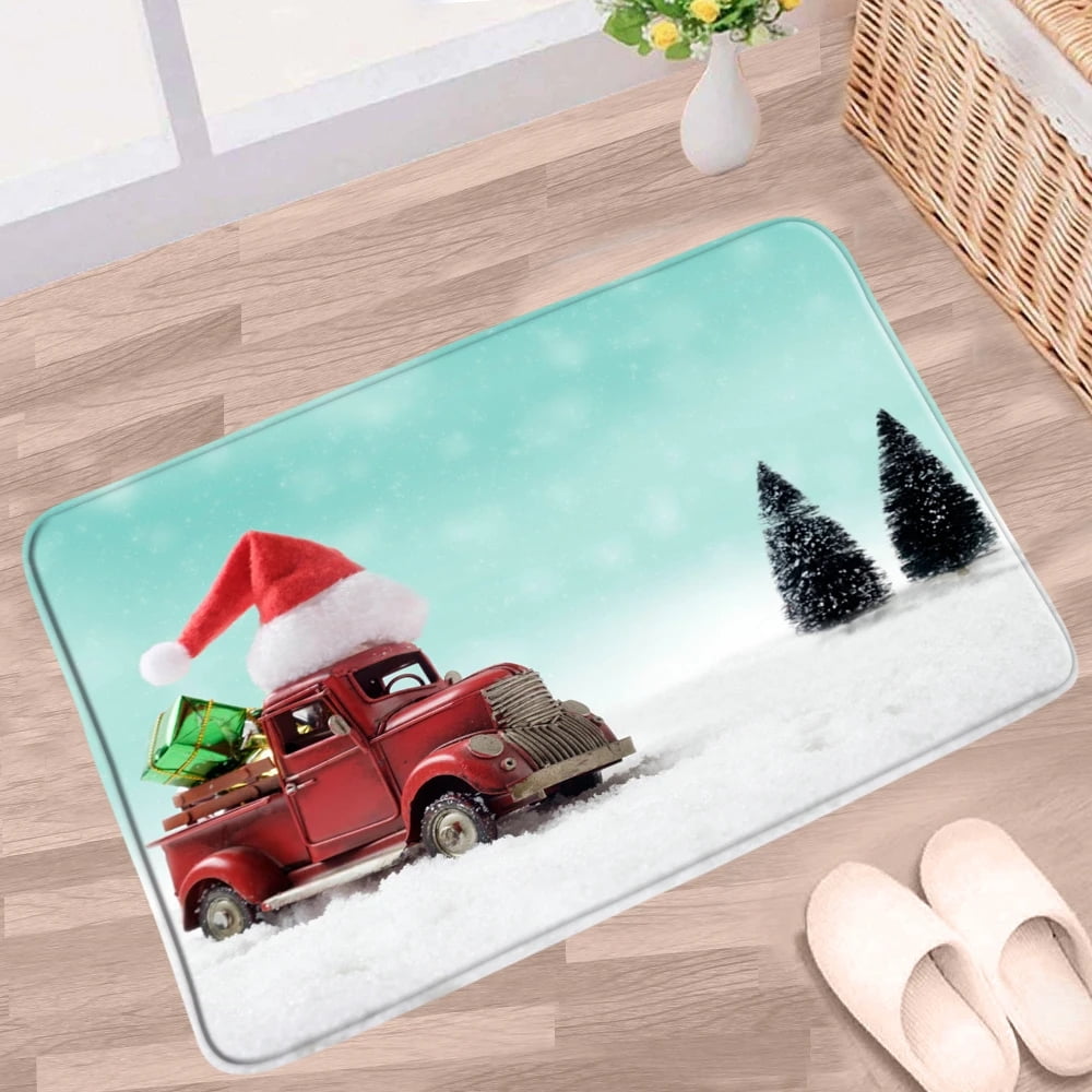 Beach Bus Floor Mat Kids Room Bedroom ration Balcony Anti-Slip Door Mat ...