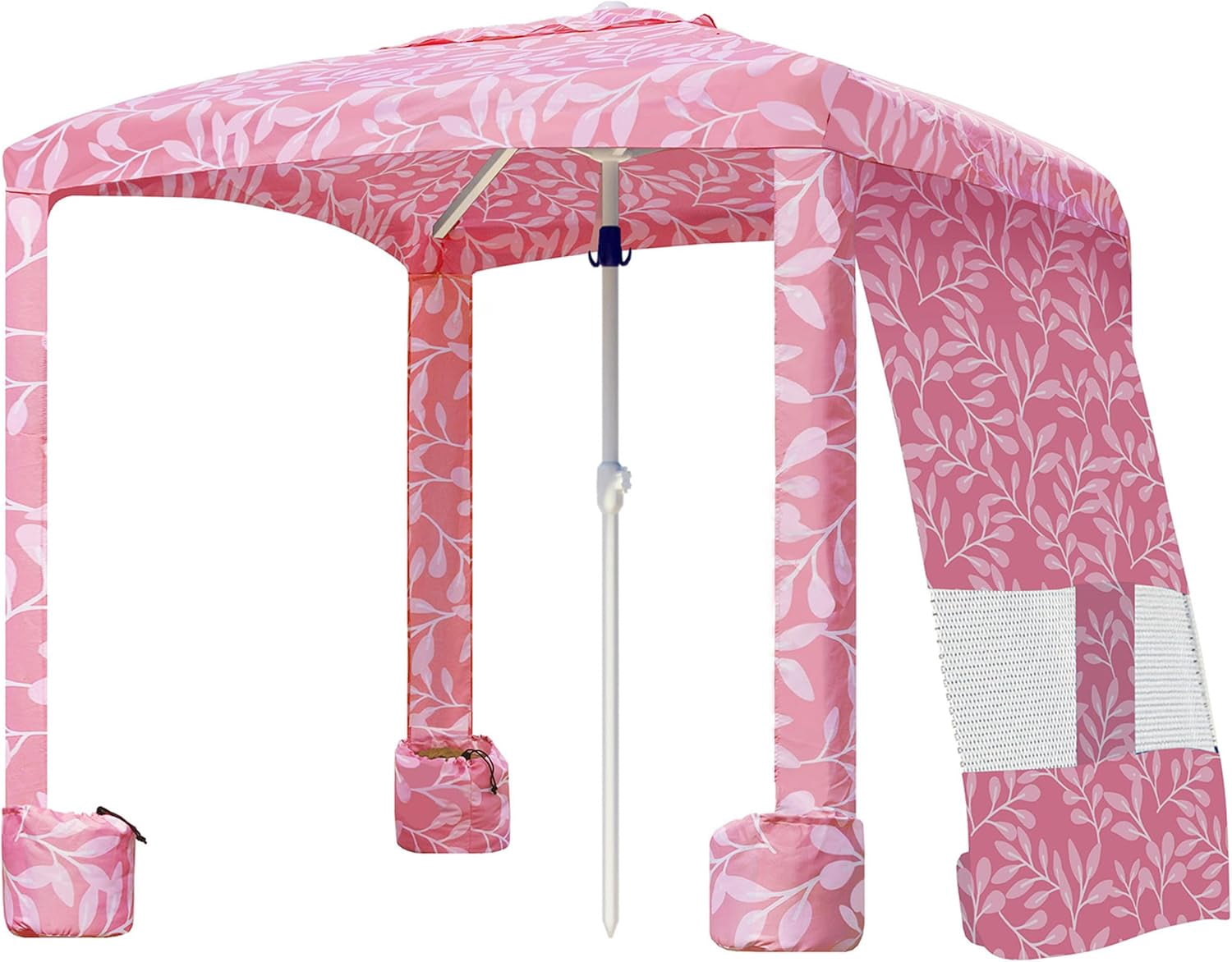 Beach Cabana, 6.2'×6.2' Beach Canopy, Easy Set up and Take Down, Cabana ...