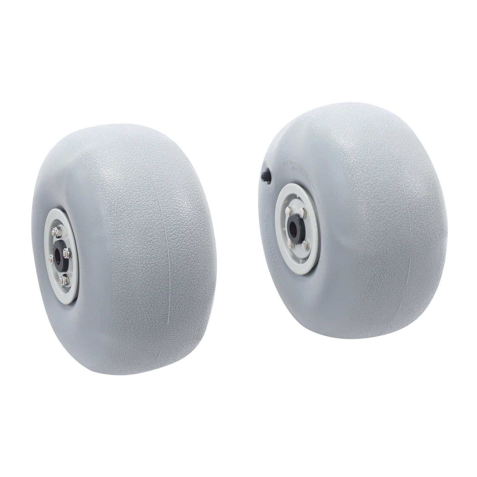 Beach Cart Wheels - 9'' Balloon Beach Sand Tires, Grey Inflatable Beach ...