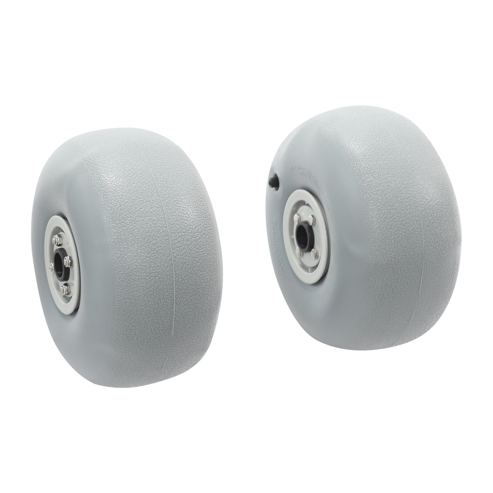 Beach Cart Wheels - 9'' Balloon Beach Sand Tires, Grey Inflatable Beach ...