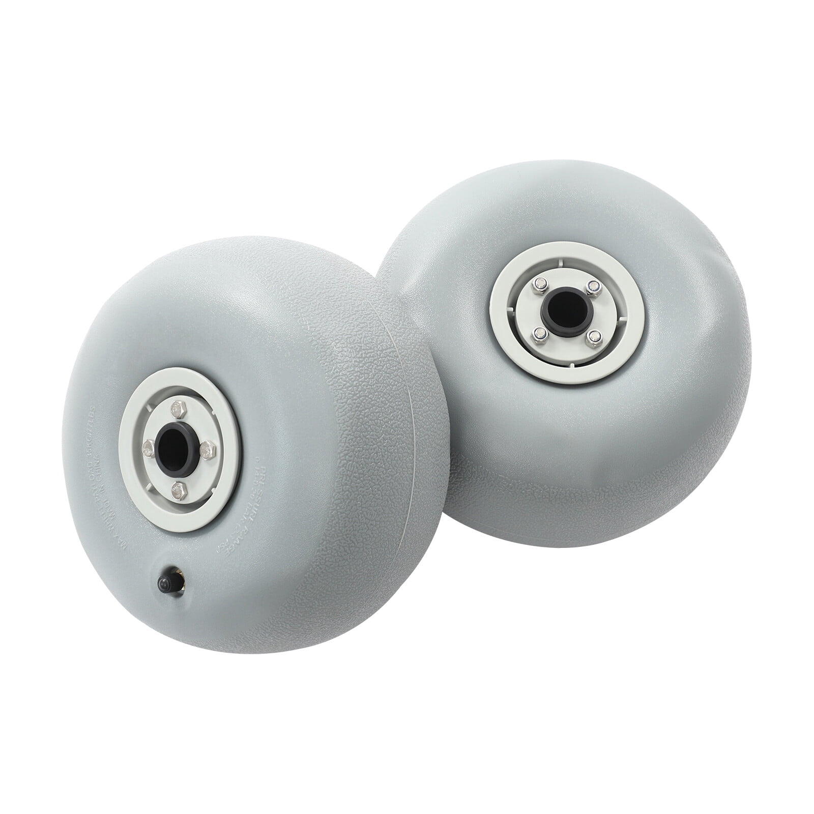 Beach Cart Wheels - 9'' Balloon Beach Sand Tires, Grey Inflatable Beach ...