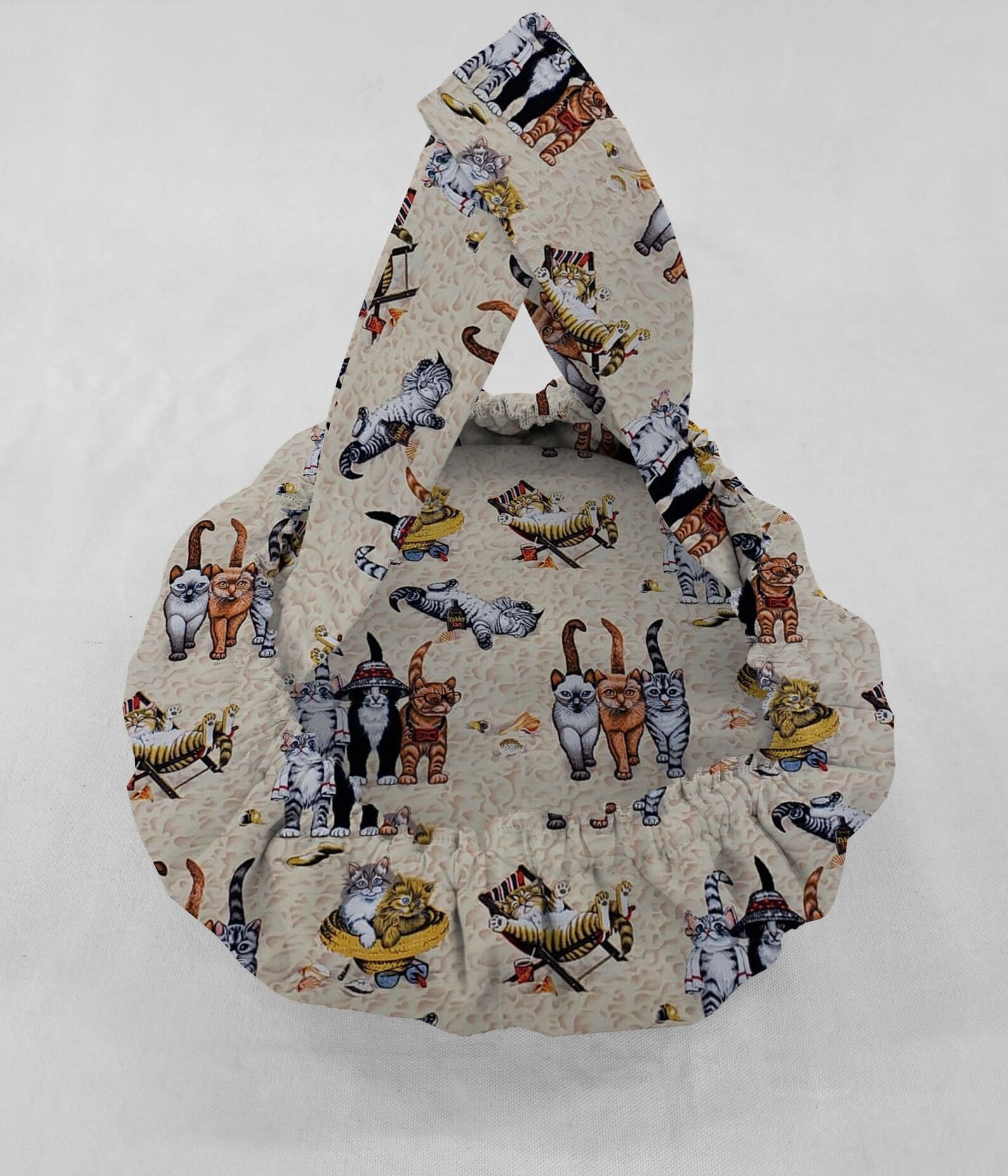 Beach Cats Casserole Baking Pan or Pie Plate Cozy and Carrier by Penny ...