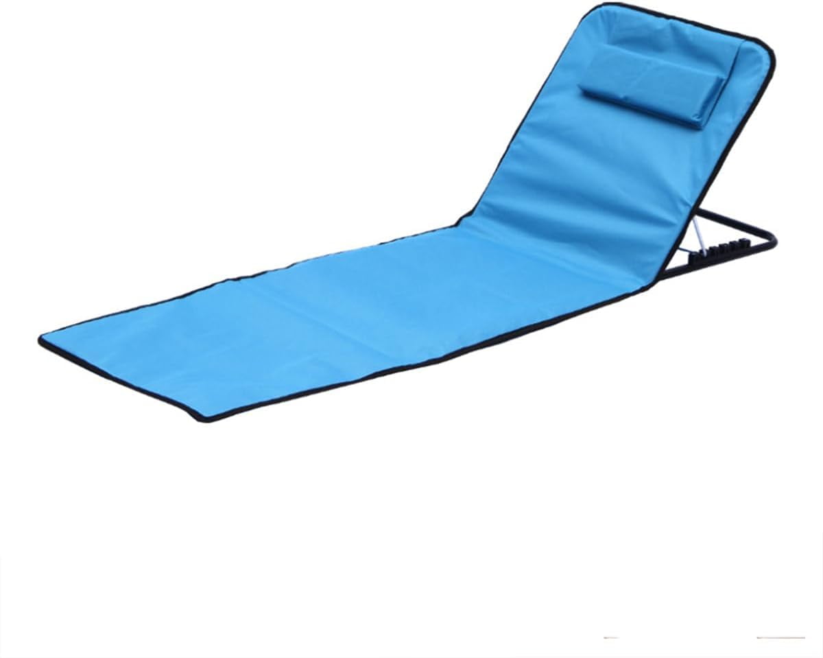Beach Chairs for Adults,Folding Lounge Chairs, 5 Position Adjustable ...