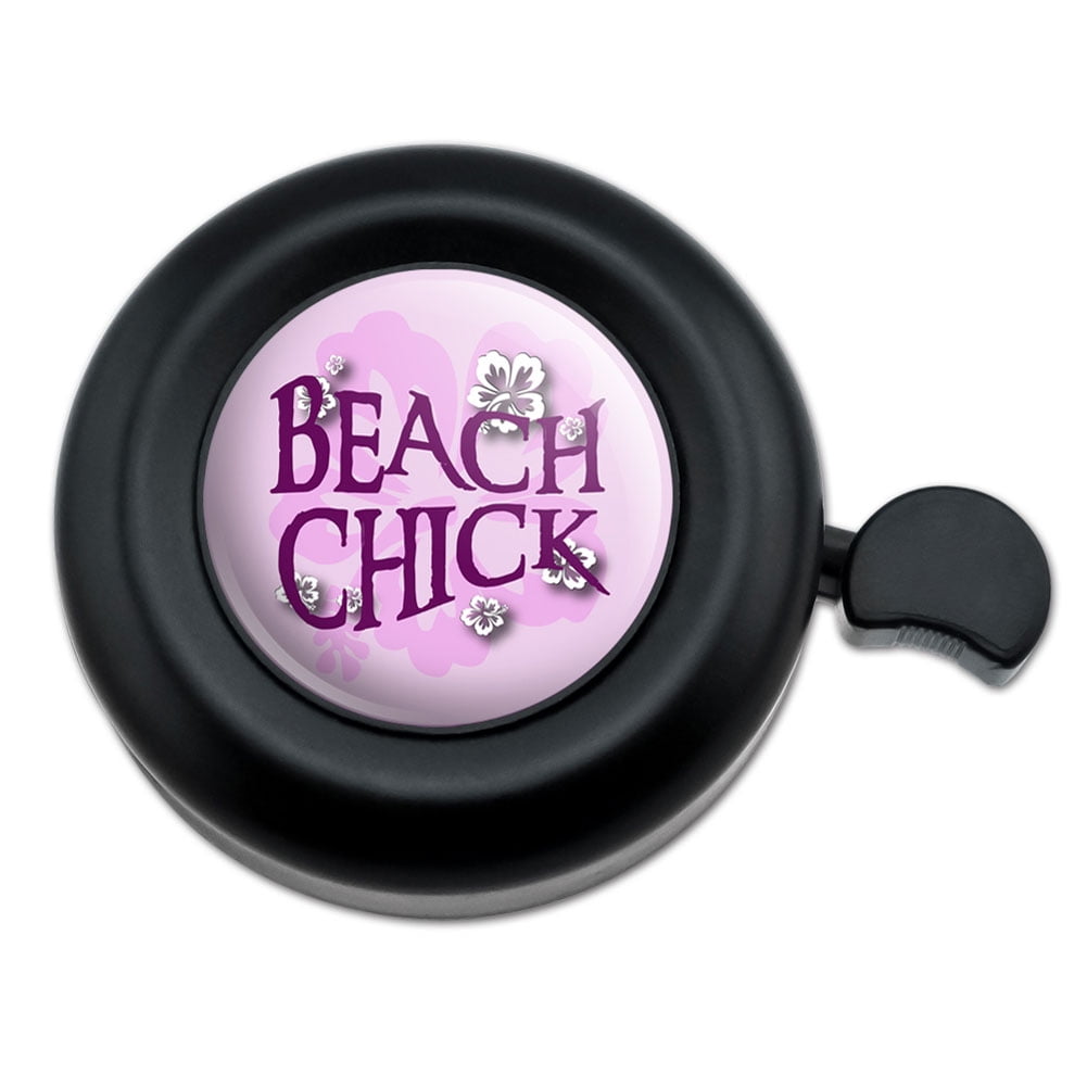 Beach Chick Hibiscus Flowers Bicycle Handlebar Bike Bell - Walmart.com