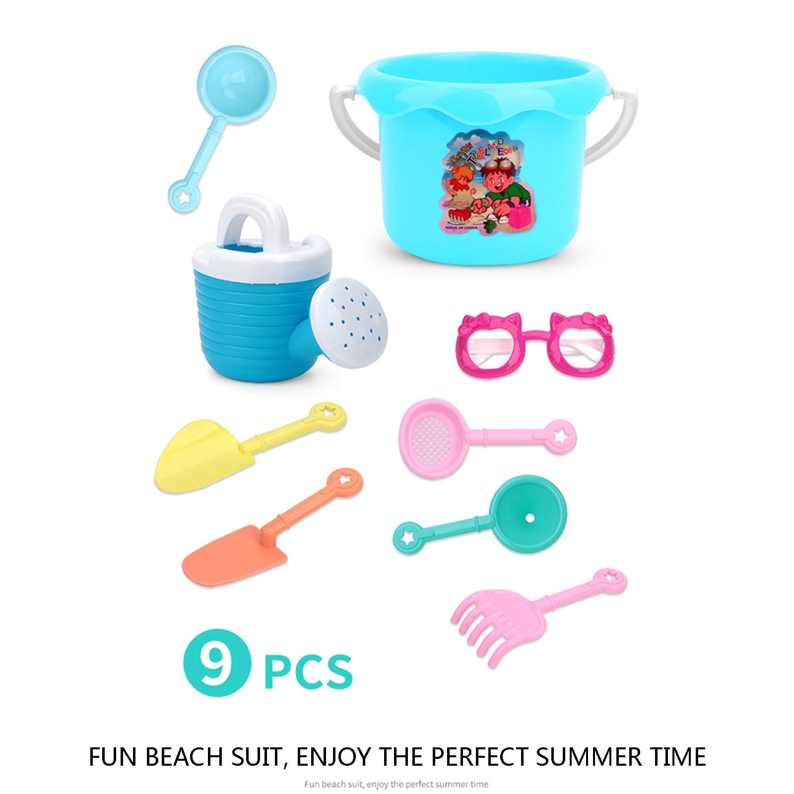 Beach Children's Toy Bucket Shovel Tool Toy Inflatable Football Party ...