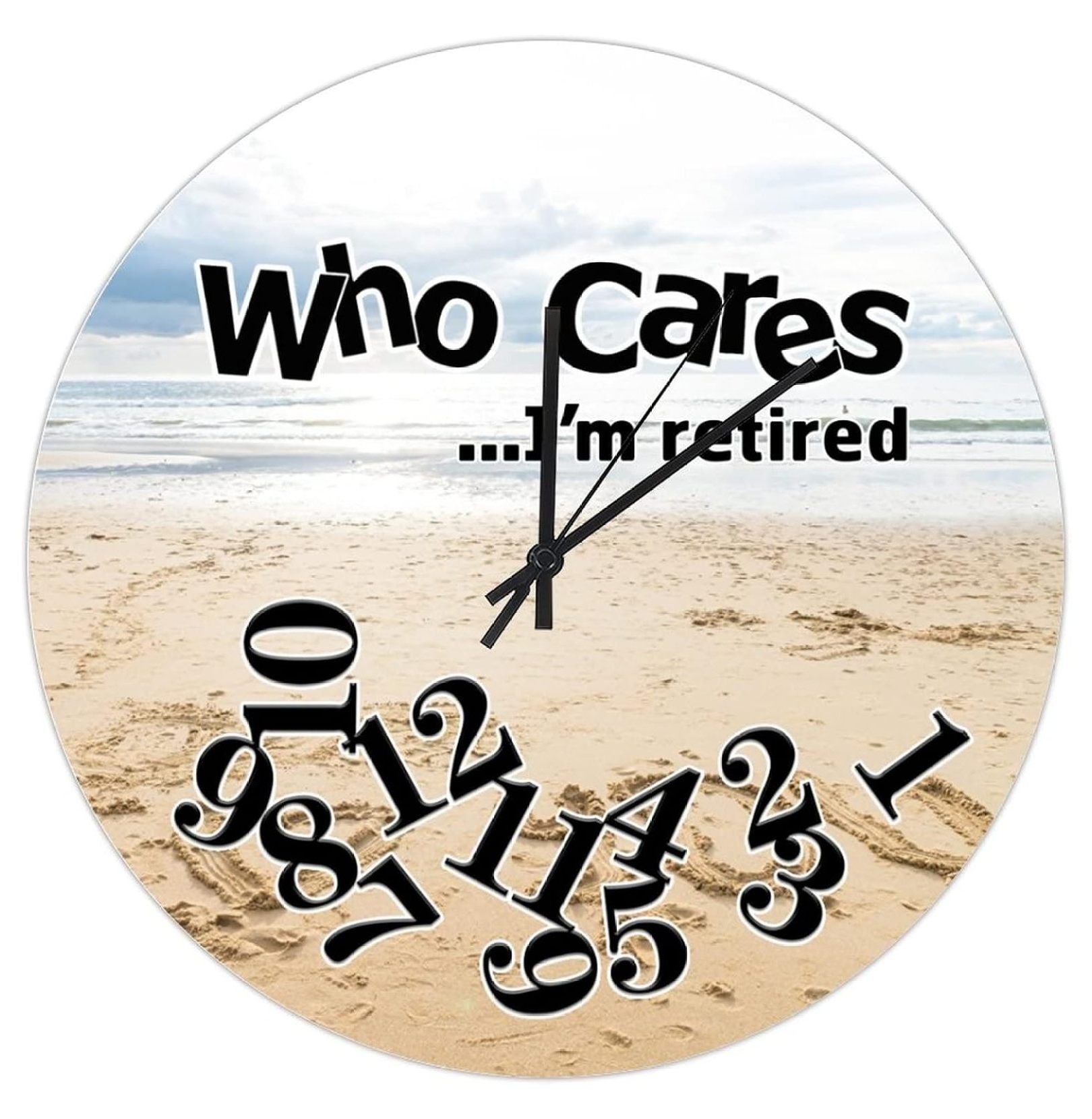 Beach City Souvenir Gift Clock for Wall Funny Gift for Retirement ...