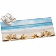 Beach Coastal Hallway Runner Rug 2x6 Washable Non Slip Kitchen Runner ...
