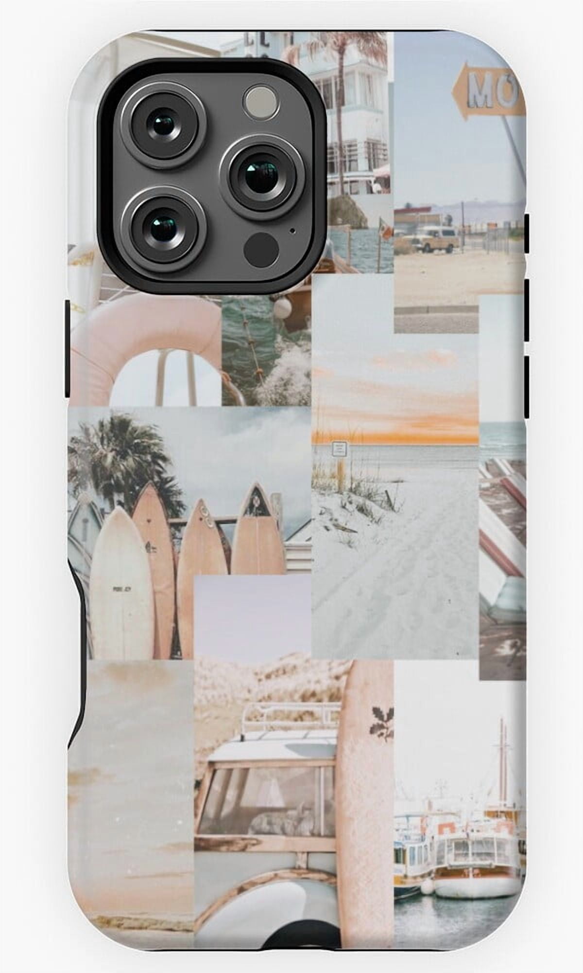 Beach Collage Summer Vacation Aesthetic iPhone 11–16 Pro Max Compatible ...