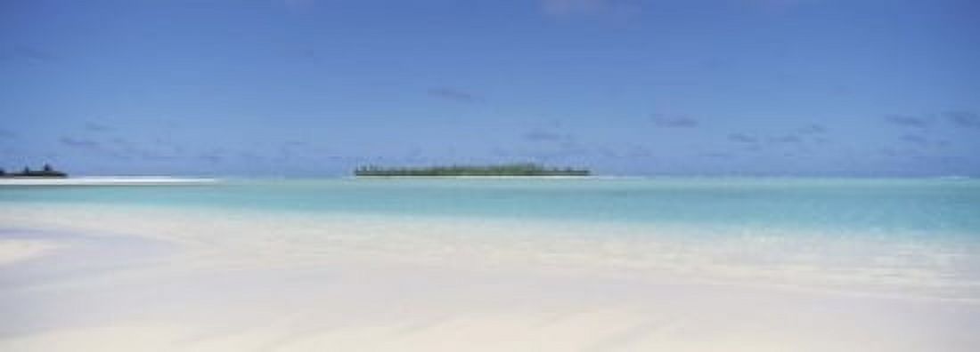 Beach, Cook Islands Poster Print (18 x 7) - Walmart.com