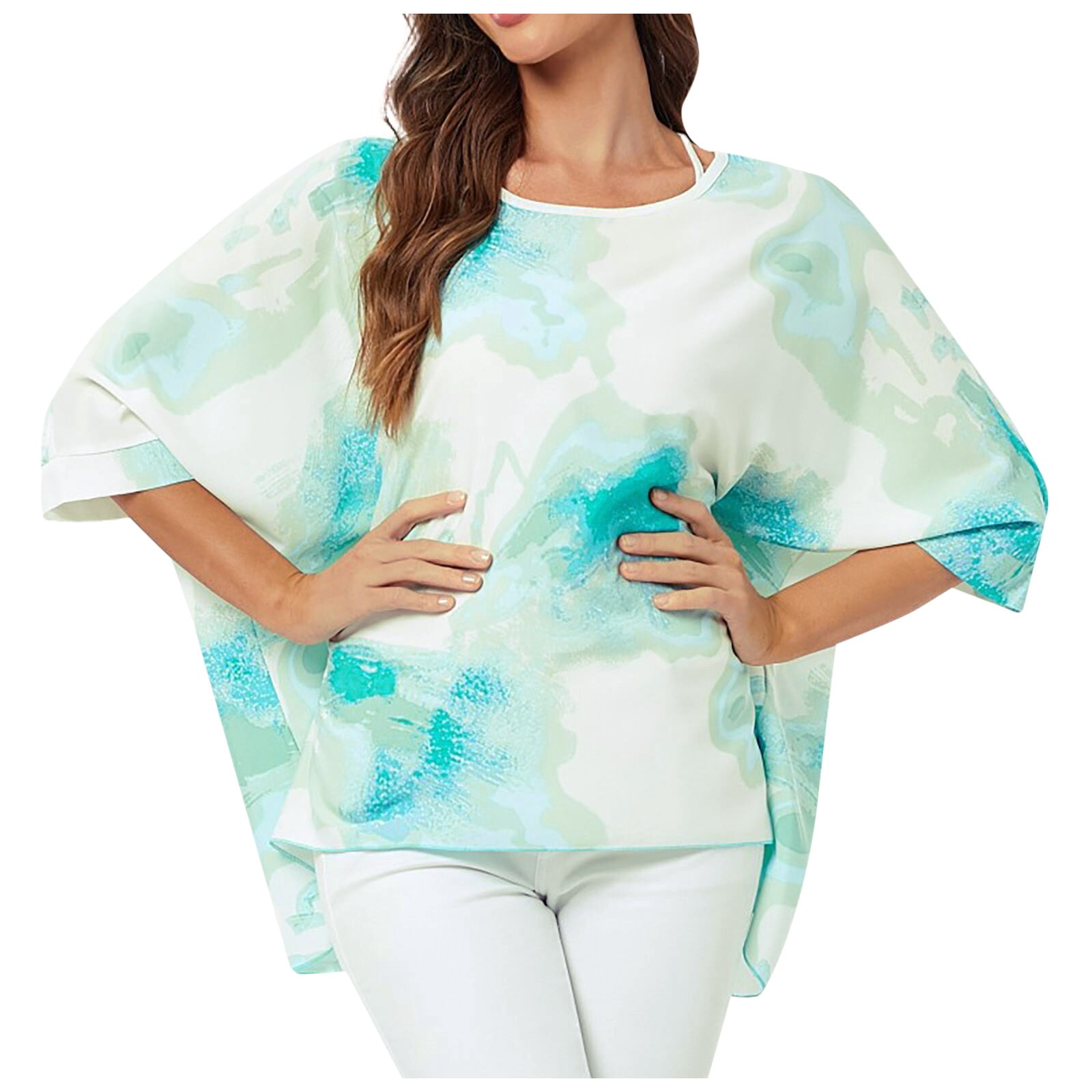 Beach Cover Up for Women Ladies Bohemian Seaside Holiday Bikini Blouse ...