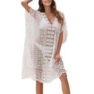 Riviera Sun Summer Dresses / Swimsuit Cover Up (Black, Large) - Walmart.com