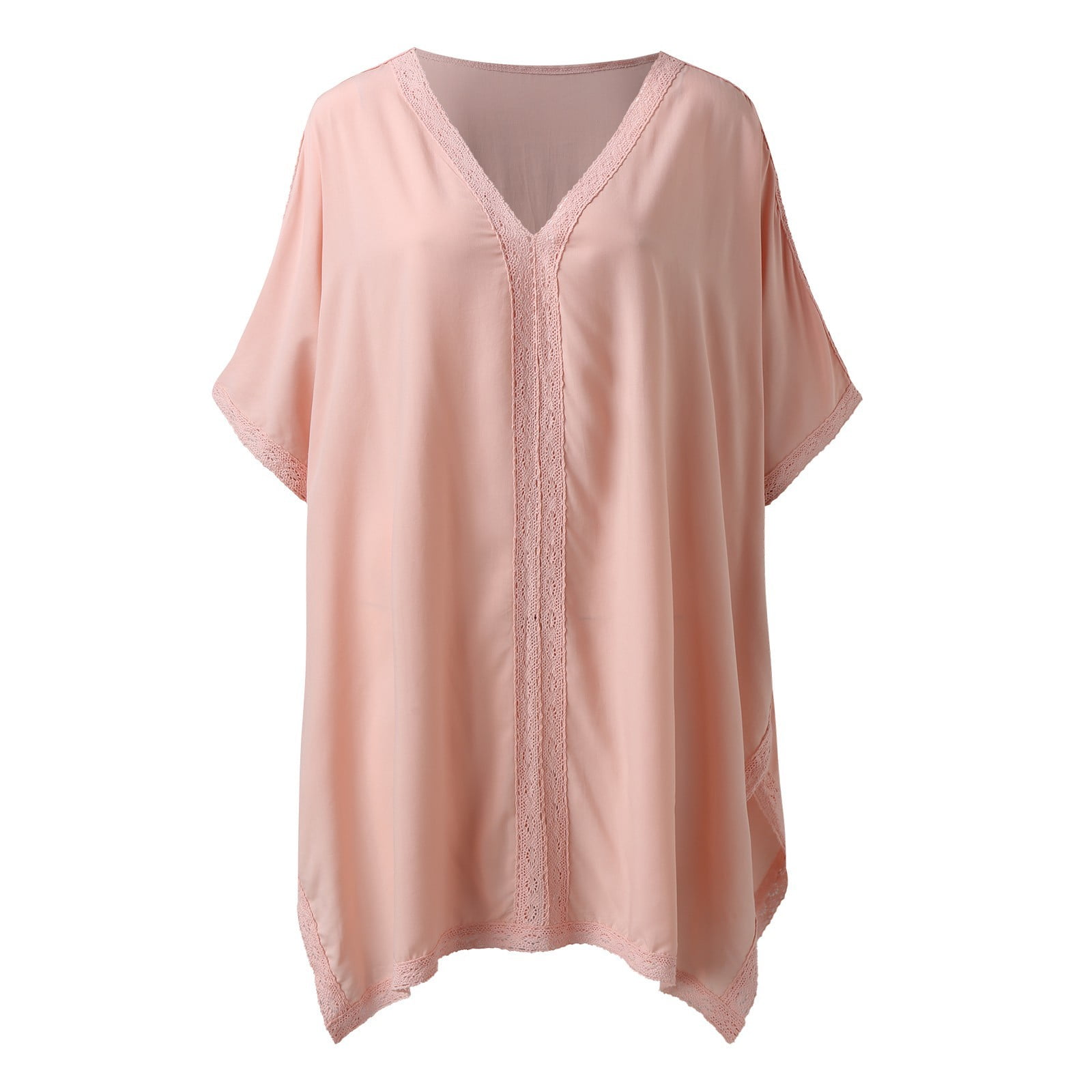 Beach Cover Ups For Women Ladies Summer Patchwork Flower Sun Beach ...