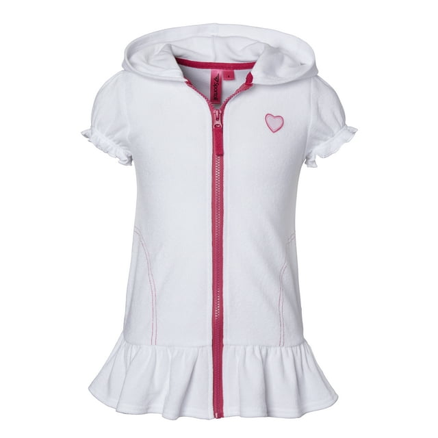 Beach Coverups for Girls Swimsuit Cover Up Cotton Terry Hood Swim Robe ...