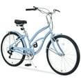 Beach Cruiser Bike, Men and Women, 18-Inch Steel Frame, 26-Inch Wheels ...